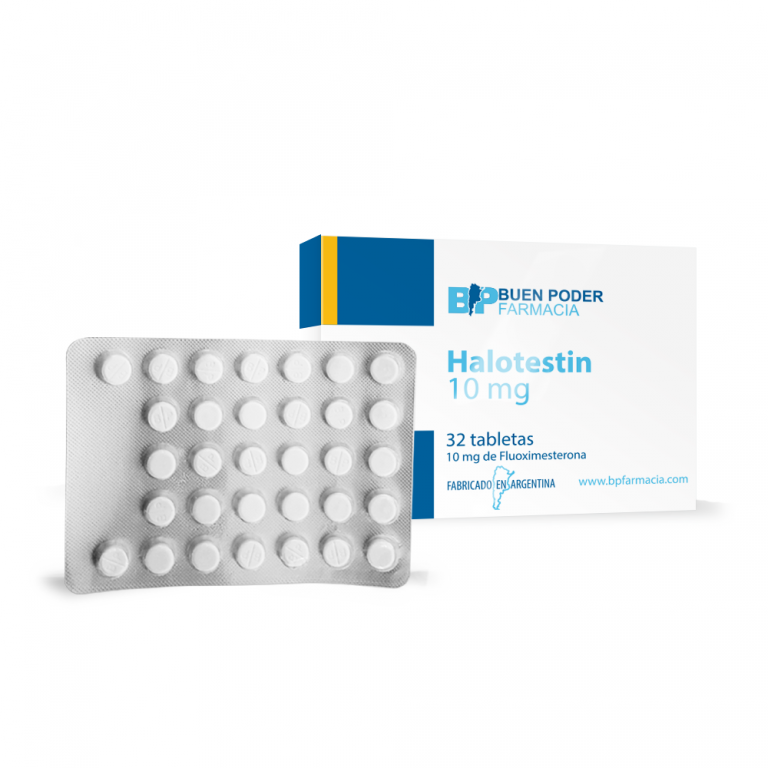 HALOTESTIN 32tab x 10mg – Buen Poder Farmacia